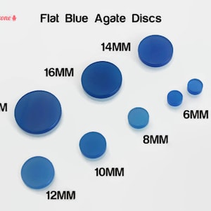 6mm - 25mm Flat Natural Onyx Discs / Round Onyx Slices / Loose Black ...