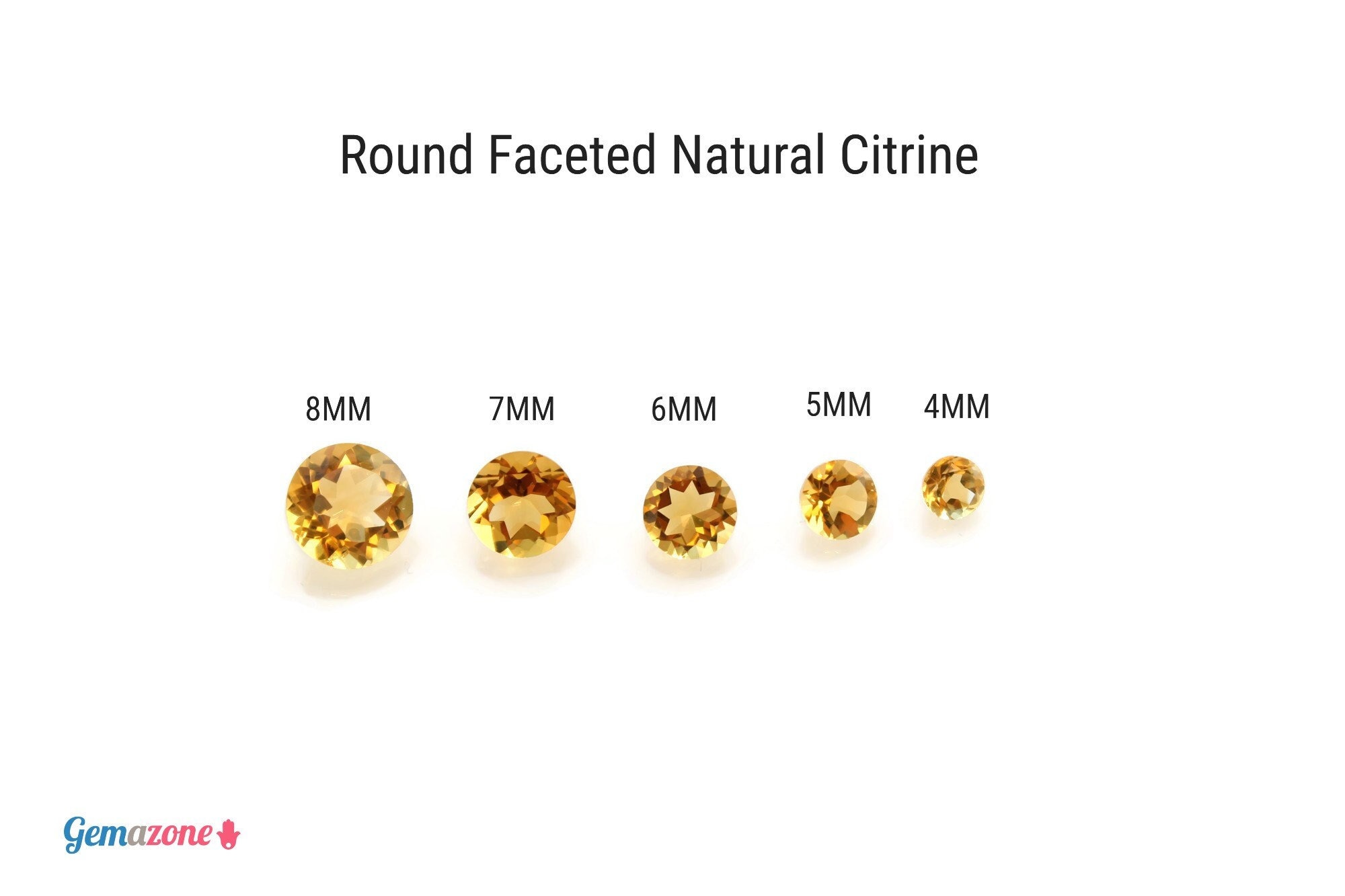 Citrine Color Chart