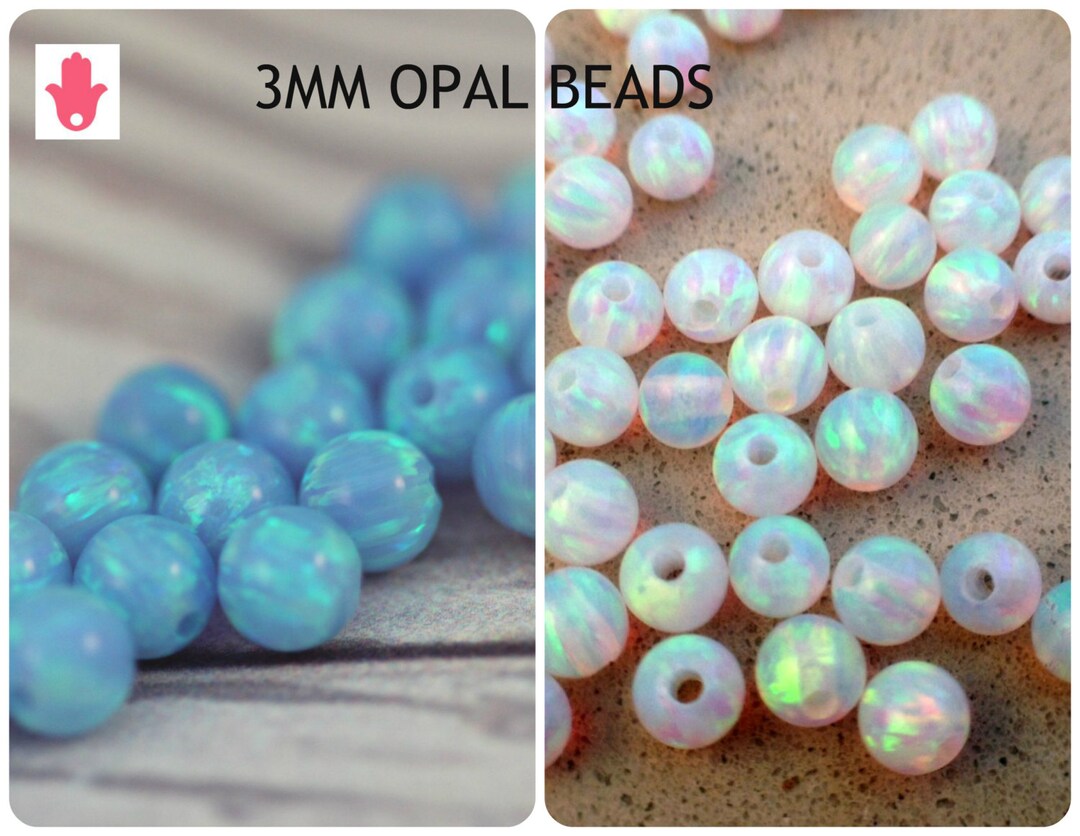 3MM Opal Beads / Seed Beads / Opal Spacer / Loose Opal Beads / - Etsy