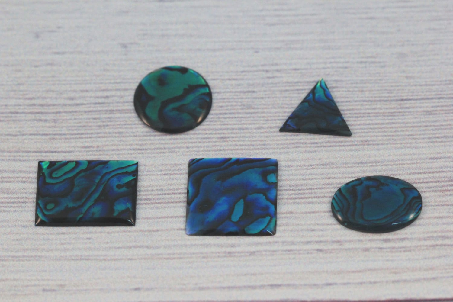 20X15MM Large Flat Abalone Shell Cabochons / Rectangle Loose - Etsy