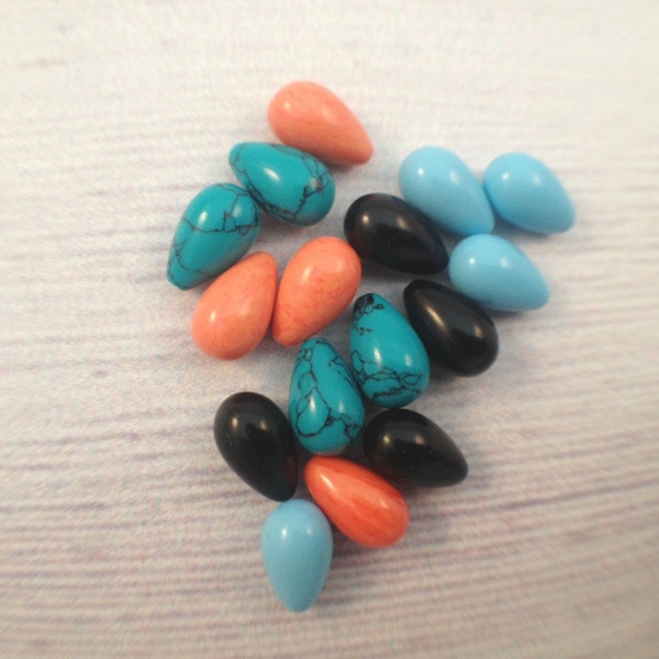 Tear Drop Beads - Etsy
