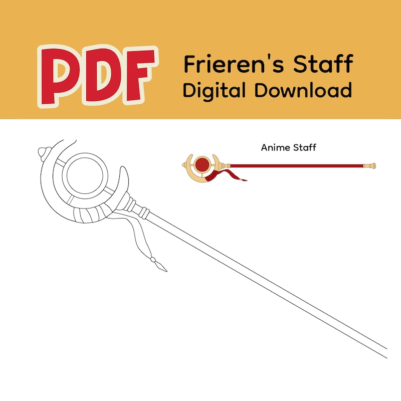 Frieren Staff - Etsy