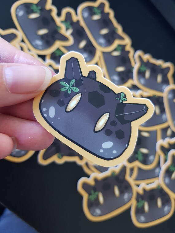 Genshin Impact Geo Slime Sticker Vinyl Matte - Etsy