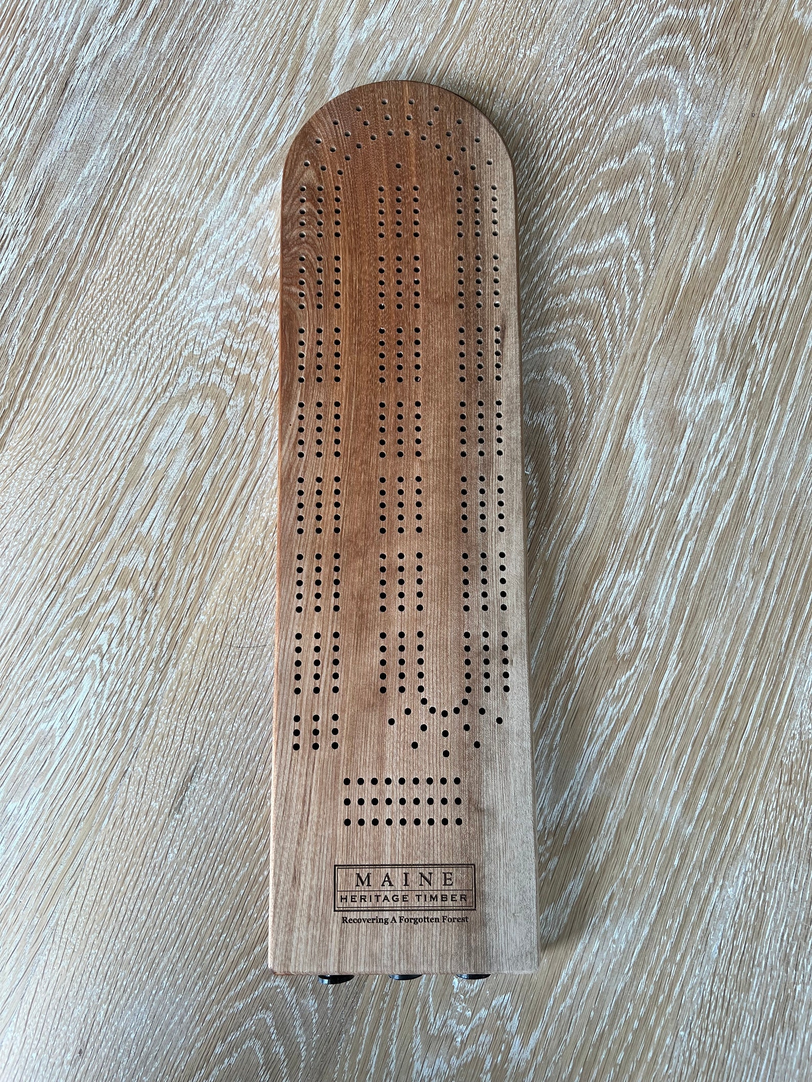 River Reclaimed Hardwood Cribbage Board - Etsy