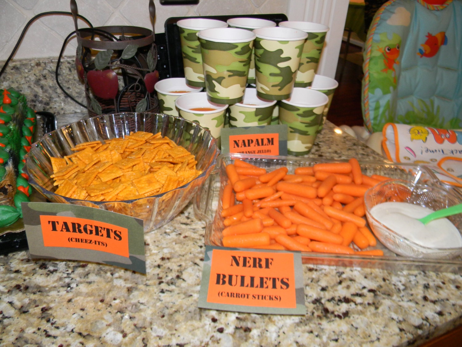 Instant Download Camo Food Labels Printable - Etsy