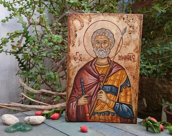 Antique Coptic Icon - Etsy