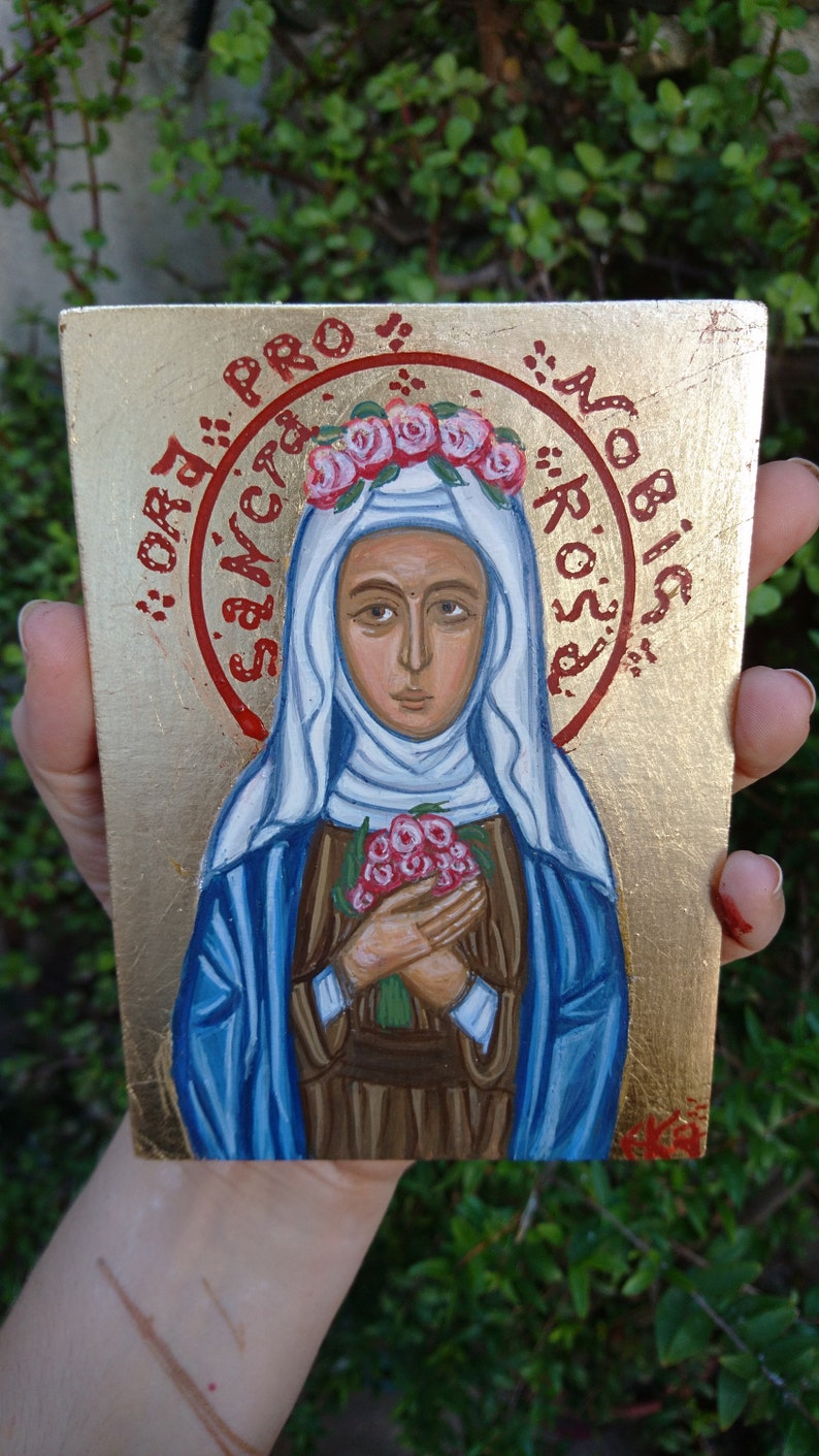 St Rose of Lima A Made to Order Byzantine Catholic Hand | Etsy