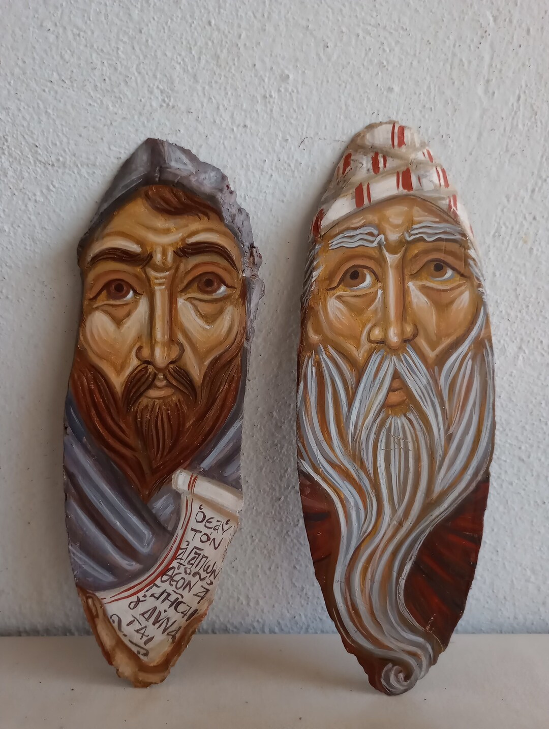 Saint Isaac of Nineveh and St Efrem the Syrian, Contemporary Byzantine ...