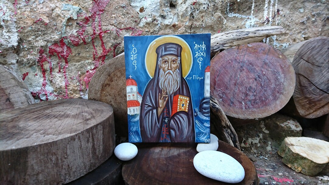 Saint Amphilochios of Patmos Icon of Elder Amfilochios Makris ...