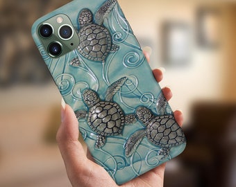 Turtle Phone Case - Etsy