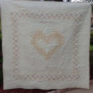 Heart Quilt Pattern/ Wedding/ Family/ New Baby - Etsy