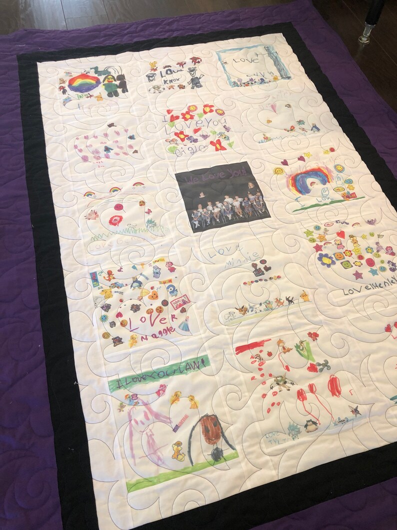 Family Photo Memory Quilt - Etsy