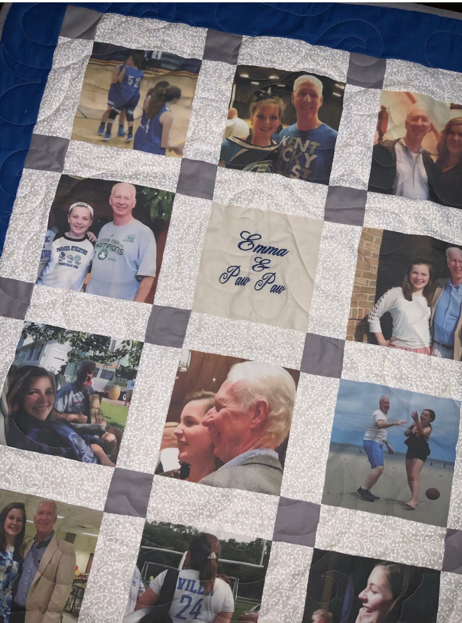 Family Photo Memory Quilt - Etsy