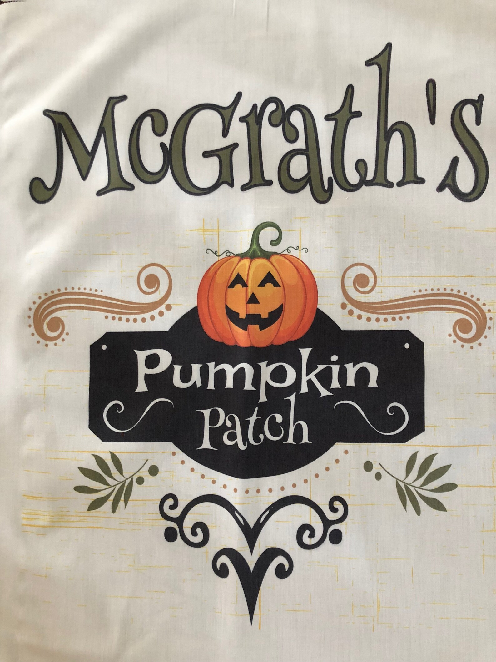 Personalized Pumpkin Mini Panel Quilt Pattern - Etsy