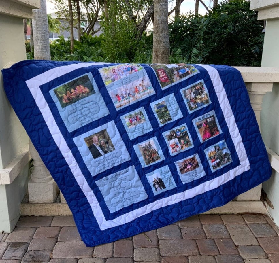 Family Photo Memory Quilt - Etsy