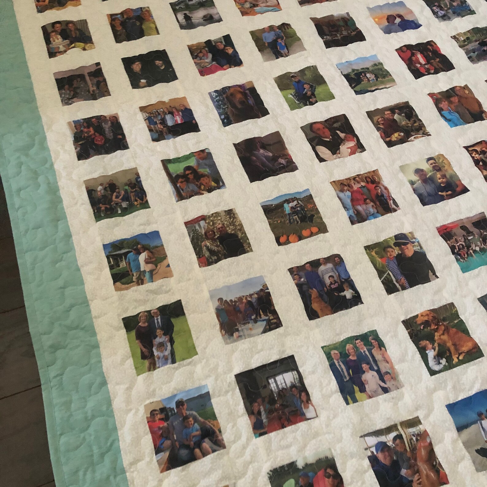 Family Photo Memory Quilt - Etsy