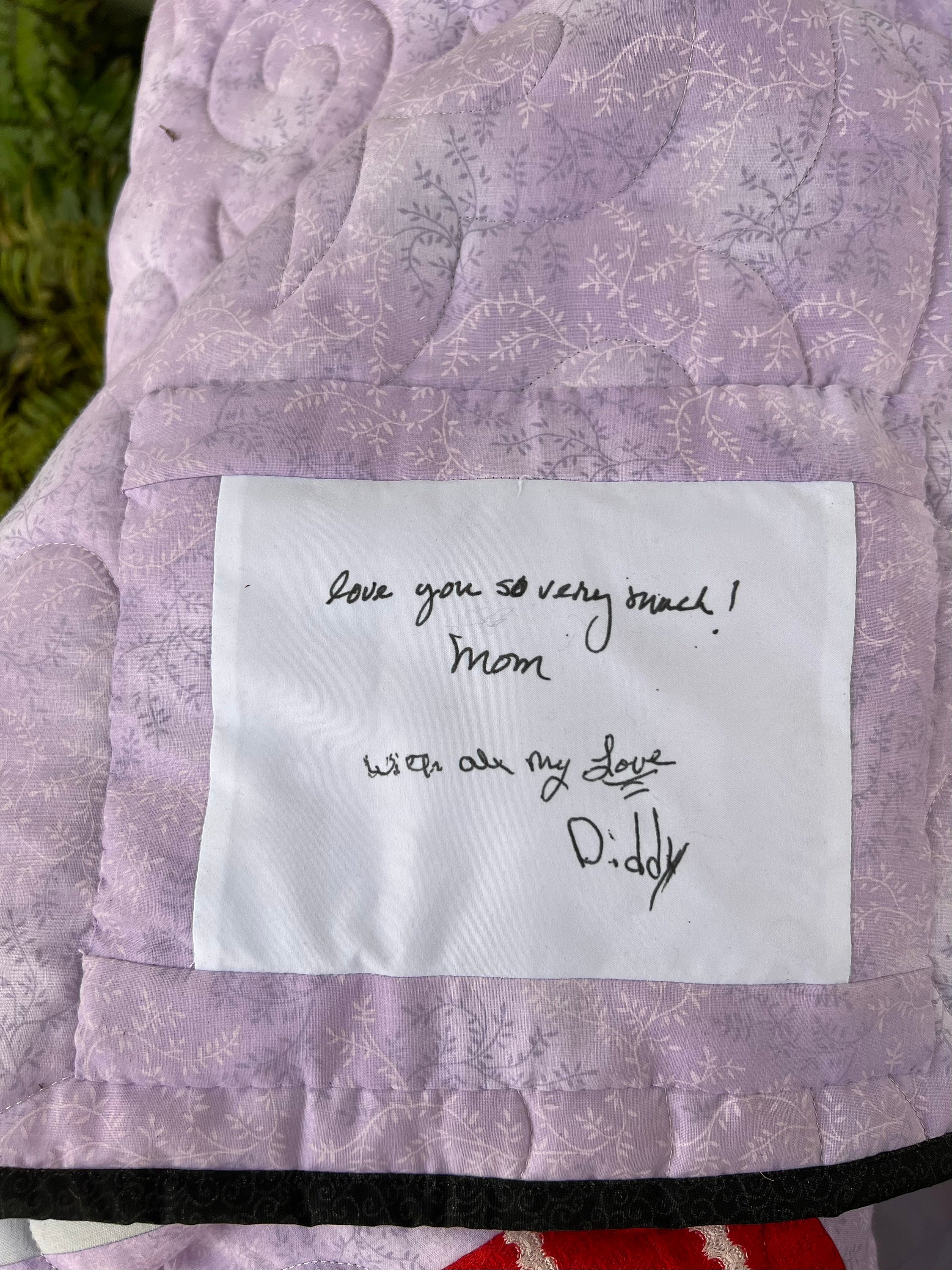 Personal Handwritten Note / Signature Printed on Fabric for - Etsy