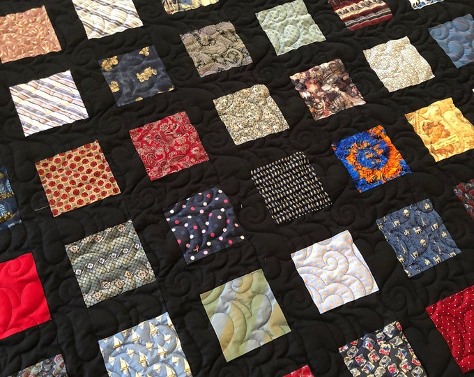 Neck Tie Quilt - Etsy