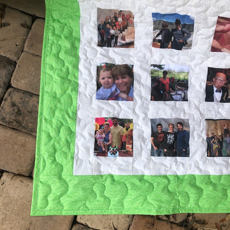 Family Photo Memory Quilt - Etsy