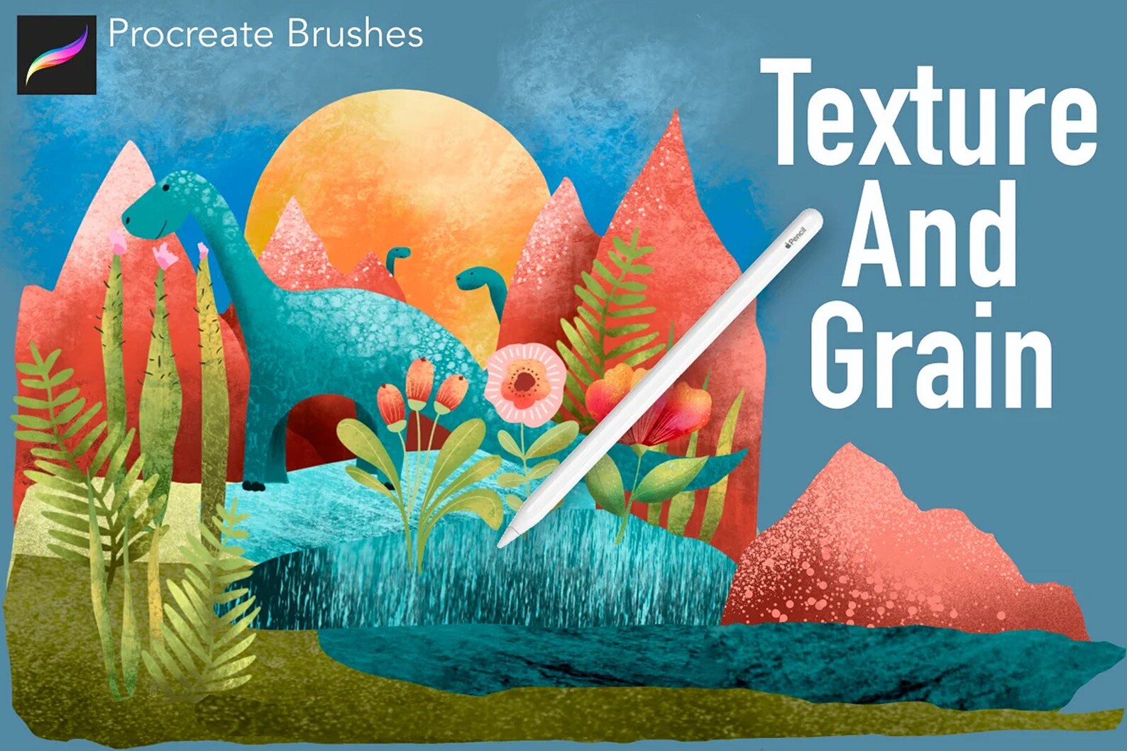 Procreate Texture and Grain Brushes, Grain Texture Brushes for ...