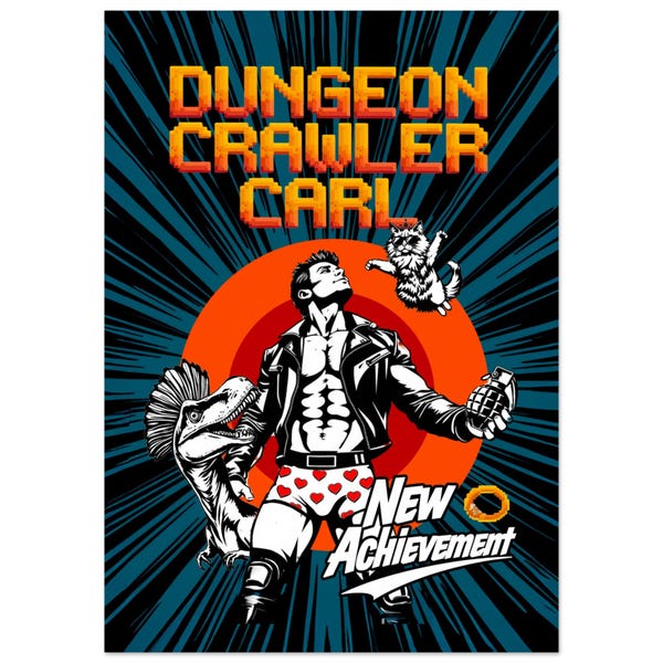 Dungeon Crawler Carl Book Cover - Etsy