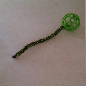 Medium 3" Hollee Ball Tuff Weave Tug Toy, Treat Ball Tug Toy, Dog Tug ...