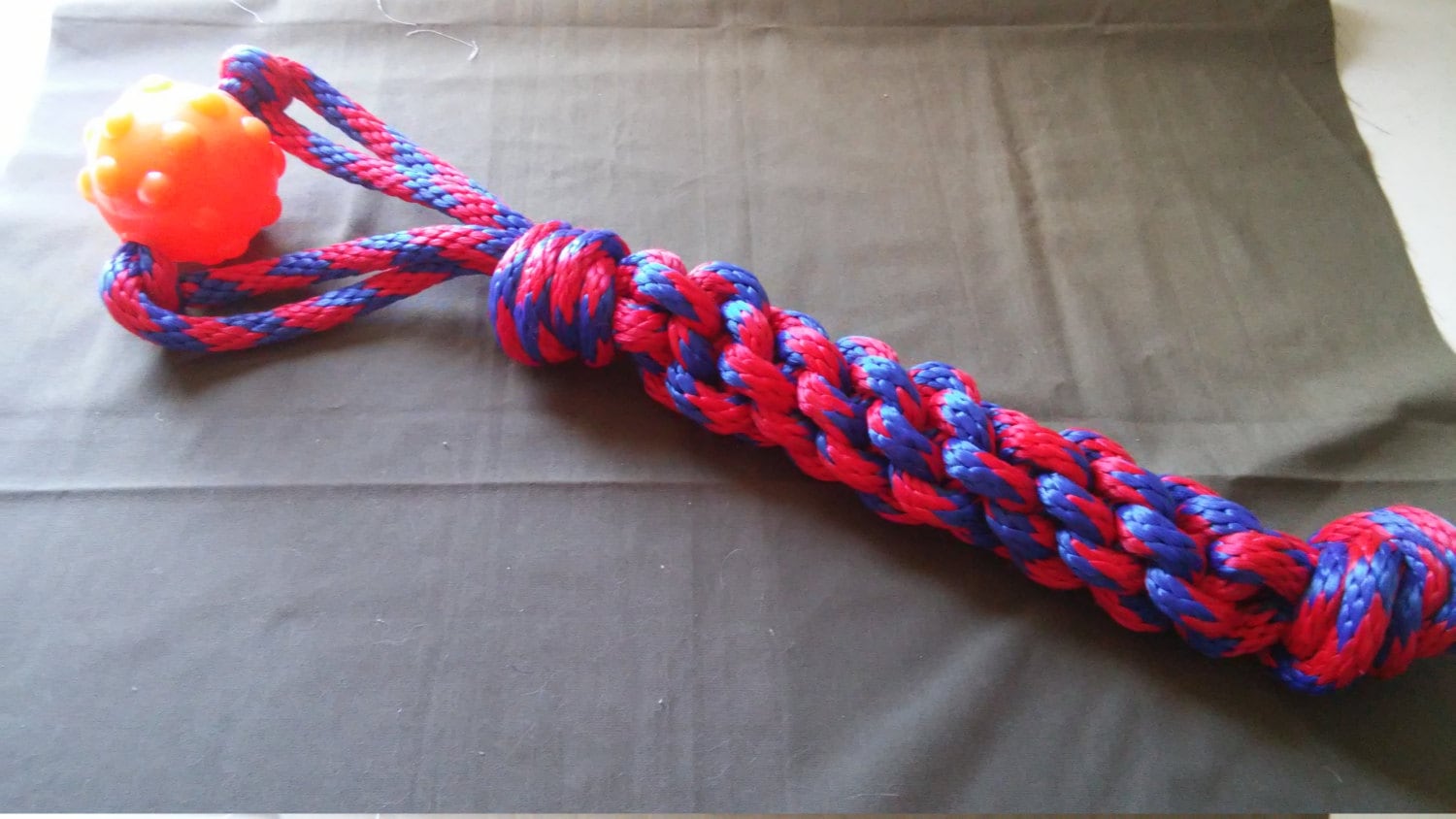 Jumbo Size Fully Braided Cotton Rope Dog Tug Toy w/Nodule | Etsy