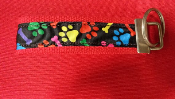 Pet Theme Key Fob Styles Dog Bone Key Fob Dog Paw Cat Paw - Etsy