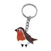 Robin Bird Keyring | Handpainted | Keychain | Robin Illustration - Etsy
