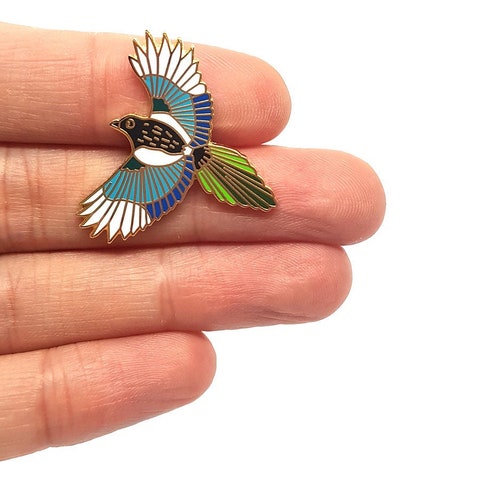 Magpie Metal Tree Art Metal Bird Garden Steel Rusty Silver | Etsy Australia