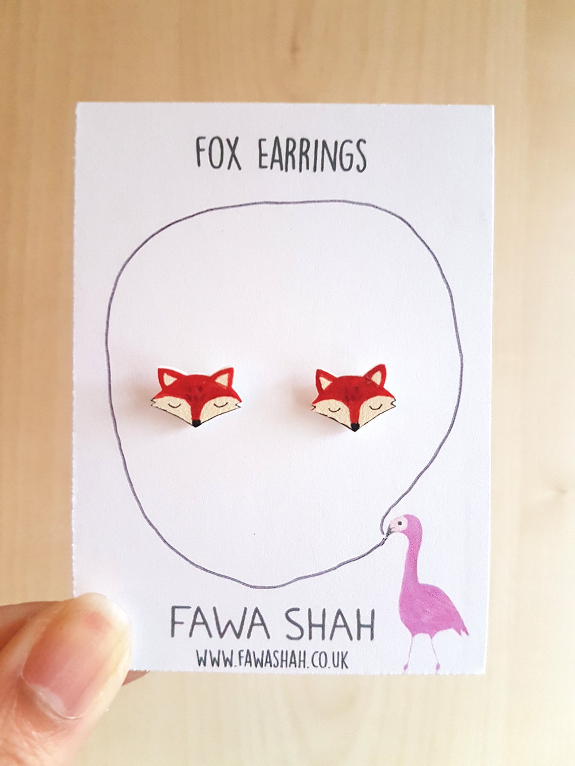 Small Fox Earrings Fox Jewellery Jewelry Fox Gift - Etsy