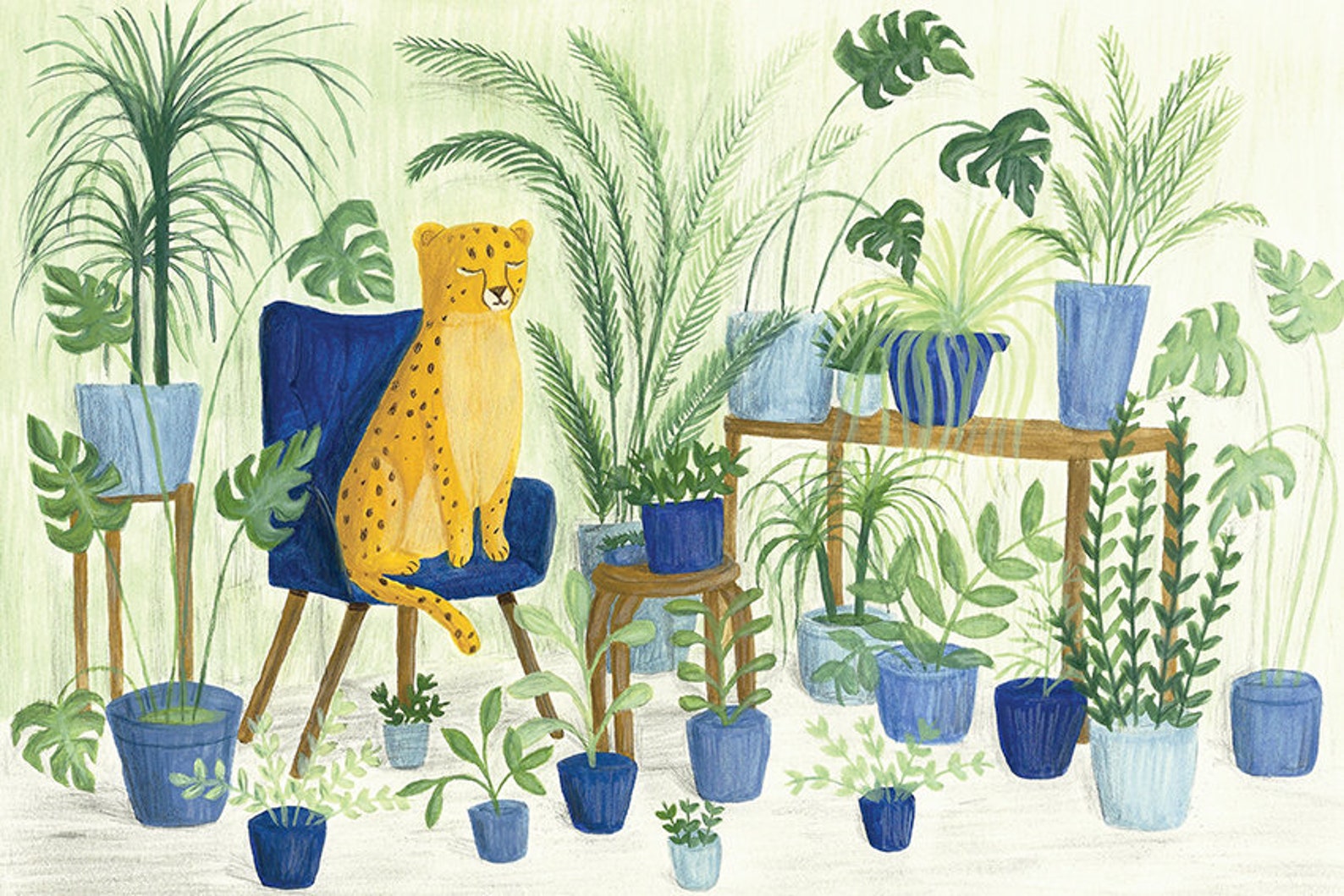 Leopard Print | Botanical Print | Jungle | Relaxing | Nursery Wall Art ...