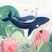 Humpback Whale Print | Orca Art Print | Whale Gift | Nursery Decor ...