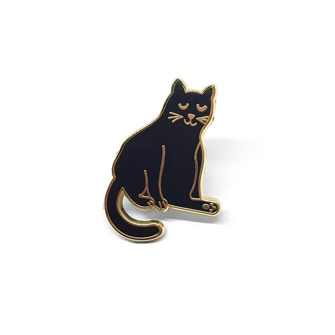 Cat Pin Badge Brooch Hard Enamel Jewellery Jewelry | Etsy