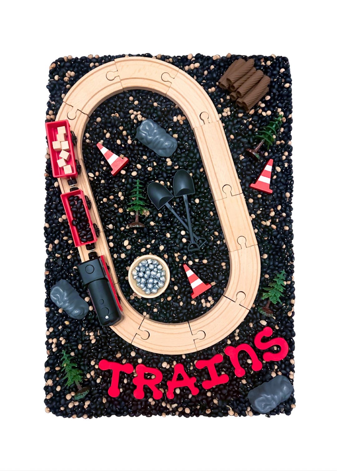 Trains Sensory Bin, Sensory Kit, Train Toys - Etsy