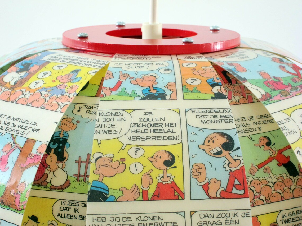 Comics Lamp Children's Lamp Popeye Kids Bedroom - Etsy