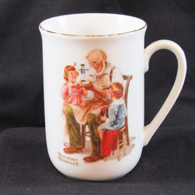 Norman Rockwell Museum Cups - Etsy