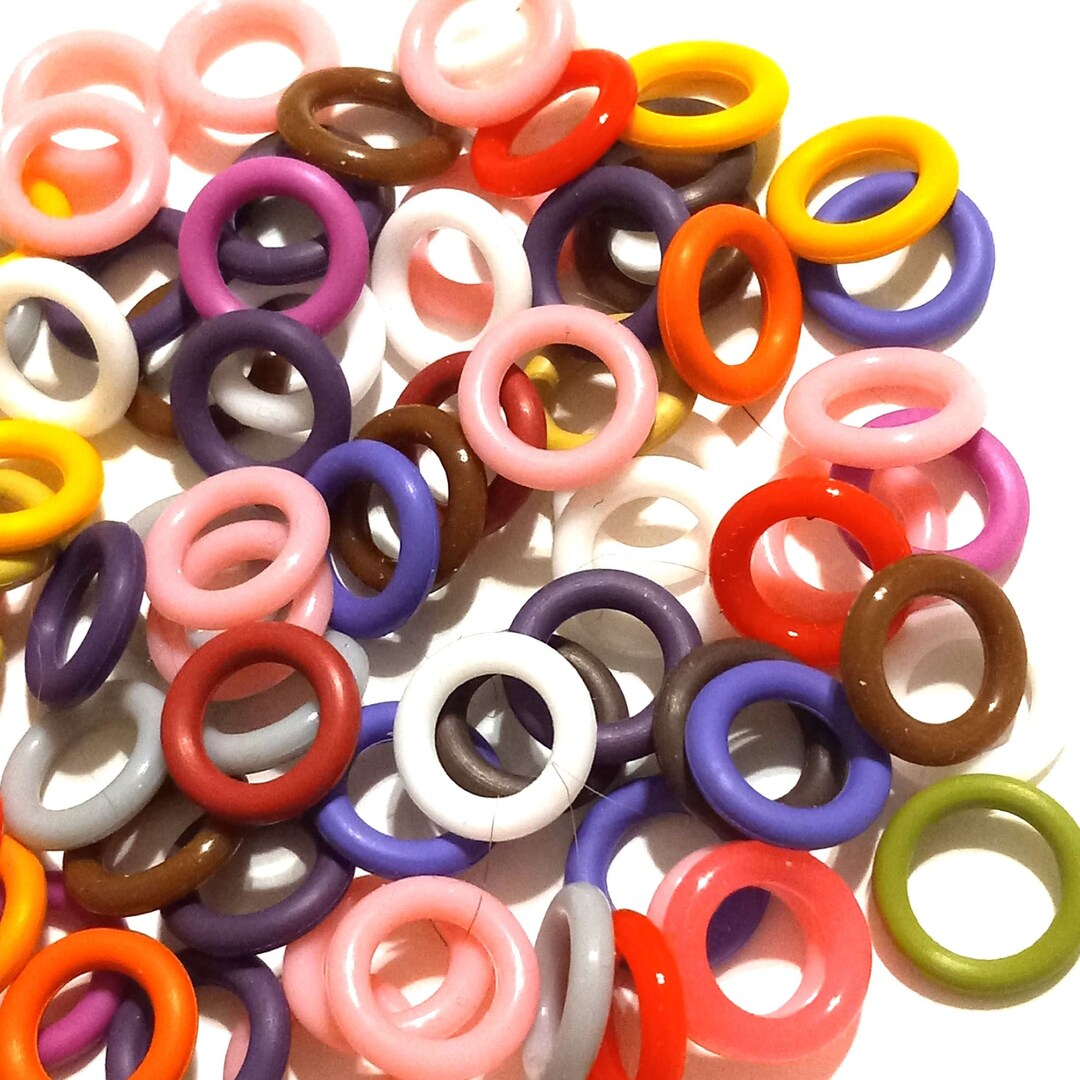 10 Ring Mix, Colorfast 10mm Silicone Oh Rings, Designer Colors - Etsy