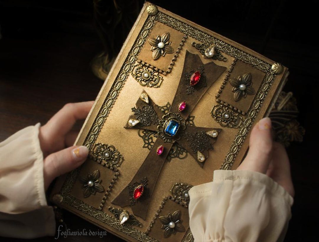 DIARY MEDIEVAL CROSS Luxury Hand Decorated Gift for History Lovers ...