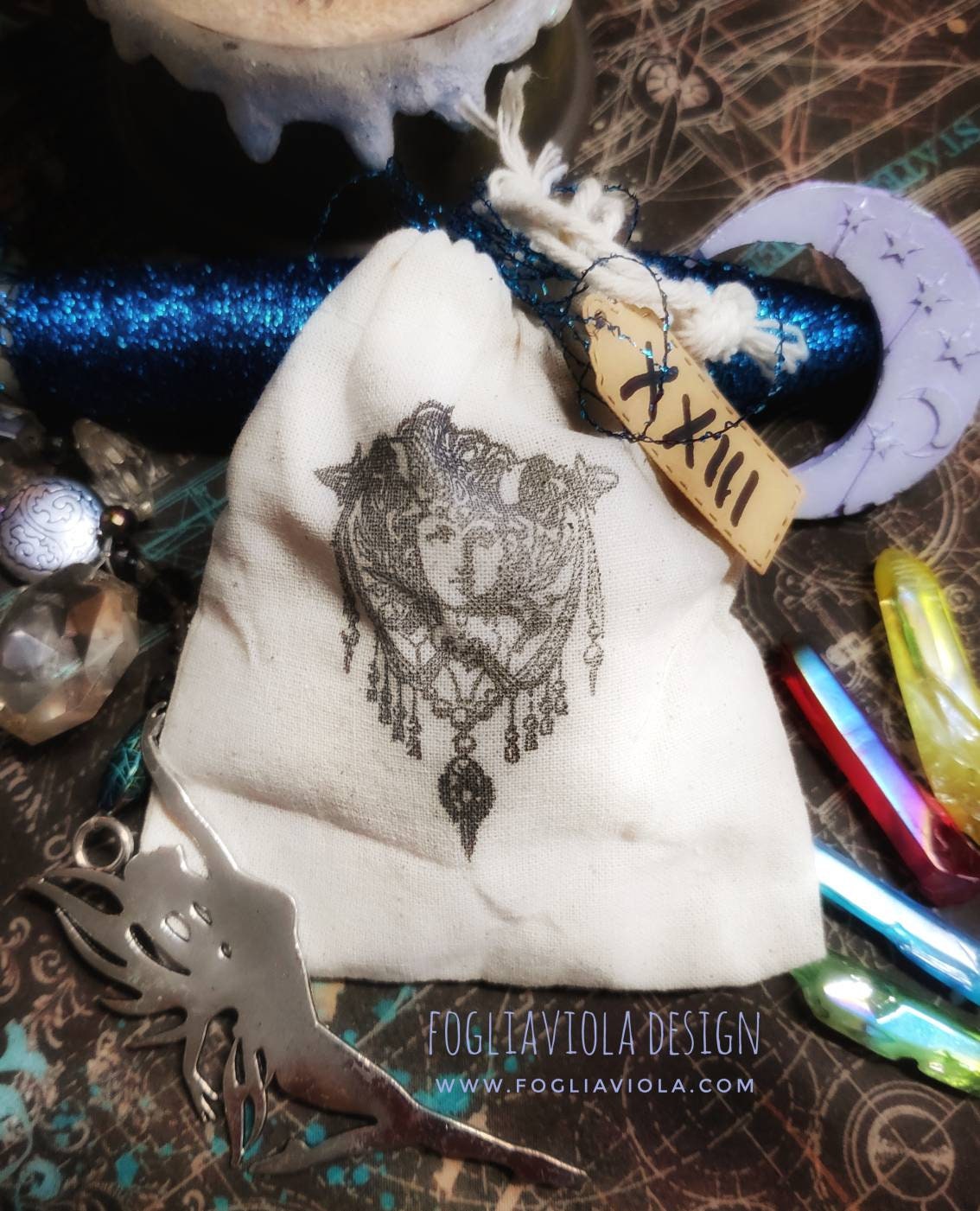 24 WITCH ADVENT Calendar Fantasy Pagan Sachet Christmas Yule Bag ...