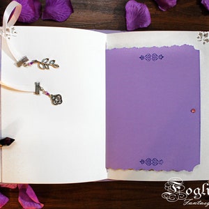 PURPLE GRIMOIRE Book of Shadows Violet Witch Journal Enchanted Diary ...