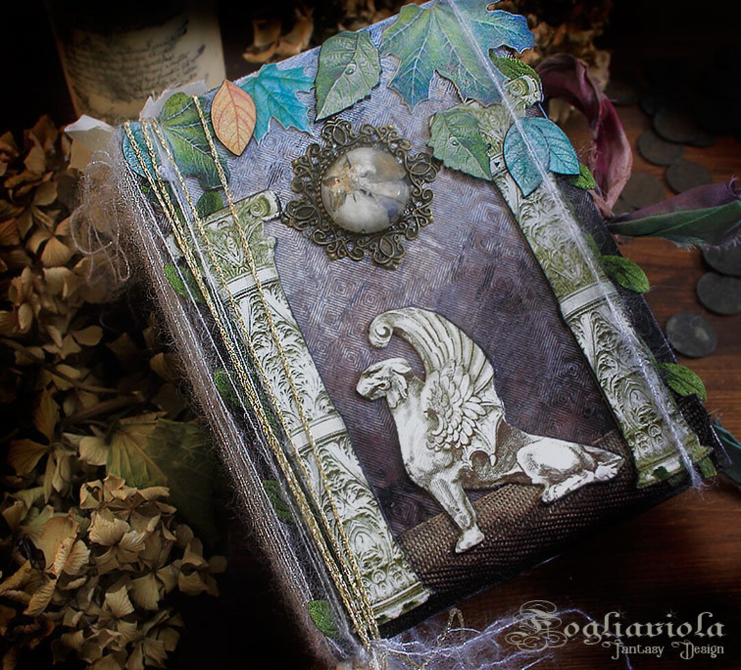 GRYPHON GATEWAY Fantasy BOOK Enchanted Diary Magic Notebook Gift Nerd ...