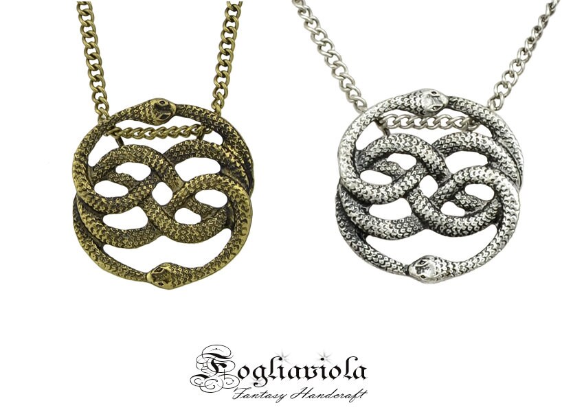 NEVERENDING DESK SET Snake Office Witch Fantasy Inkstand Infinite Love ...