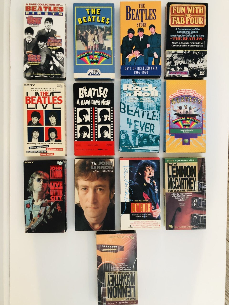 The Beatles Collection John Lennon Paul Mccartney Concert Memorabilia ...