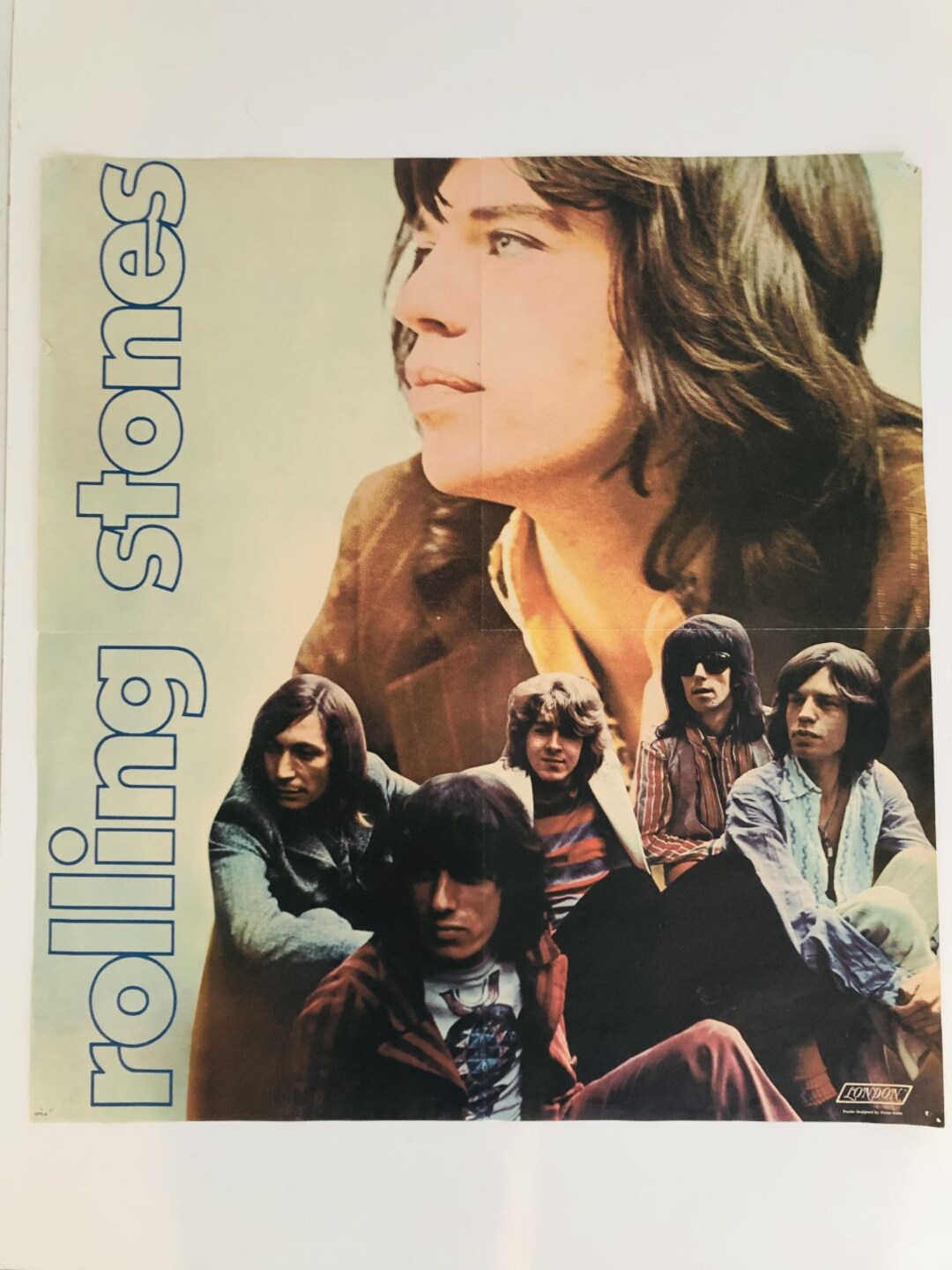Original Vintage 1969 the Rolling Stones let It Bleed Poster Mick ...