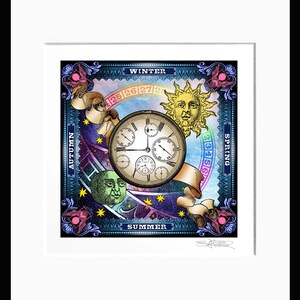 Fantasy Print "time" by Stephen Barnwell. Signed, Matted, and Ready to ...