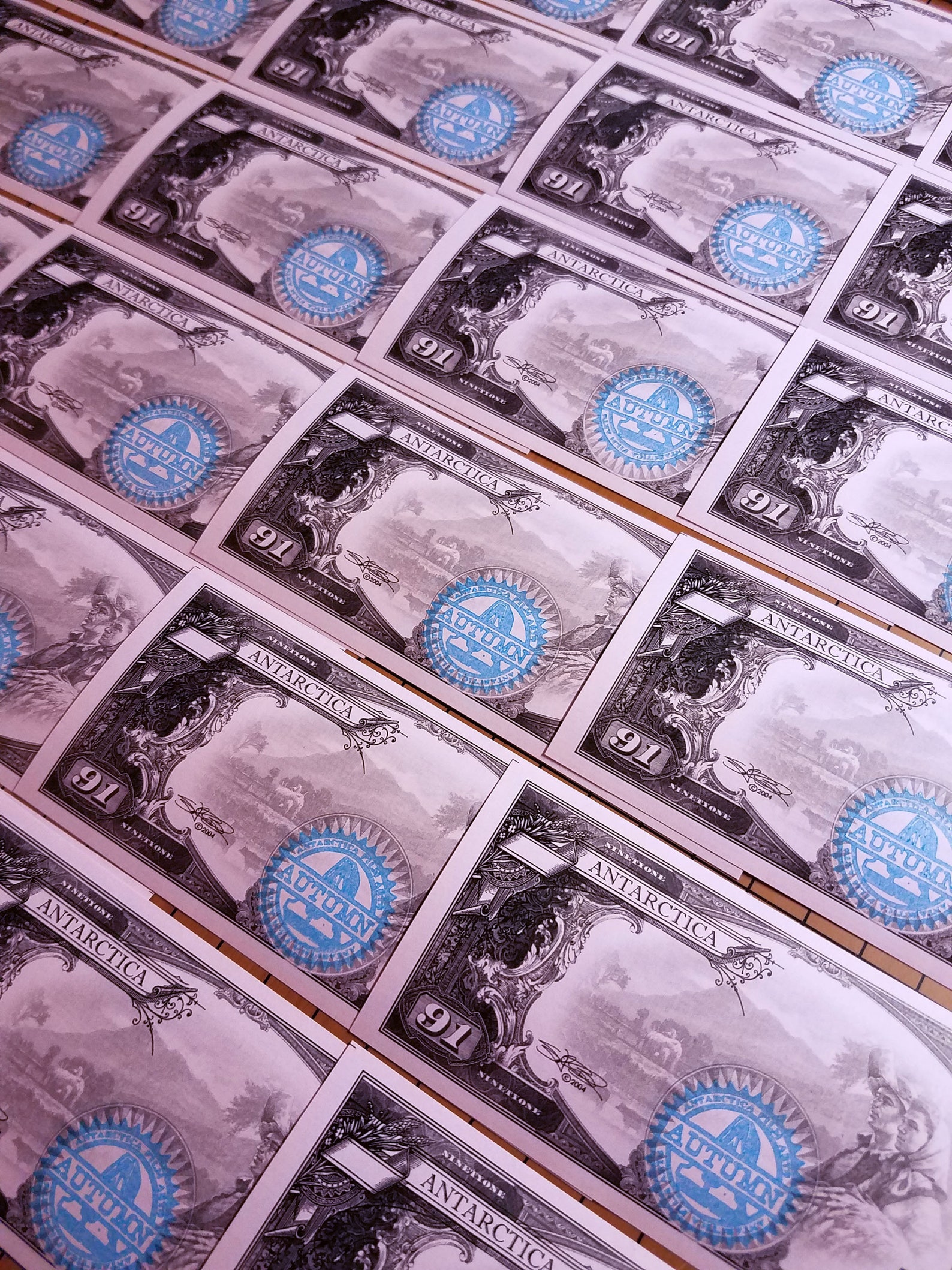 Fantasy Currency - Antarctica Dream-dollars Mystery Bag - Currency Art ...