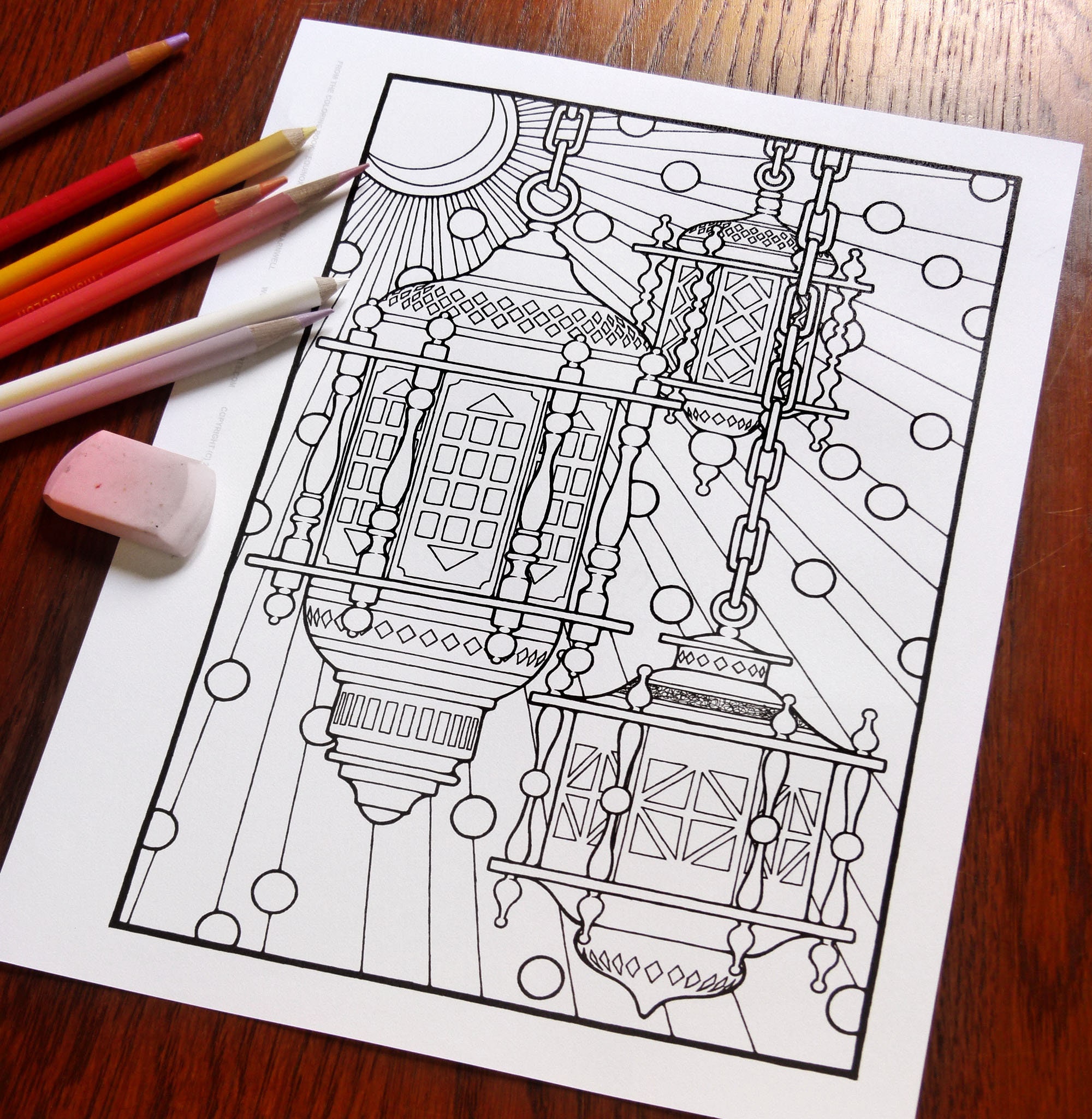 Fantasy Coloring Pages Digital Download Coloring Page | Etsy