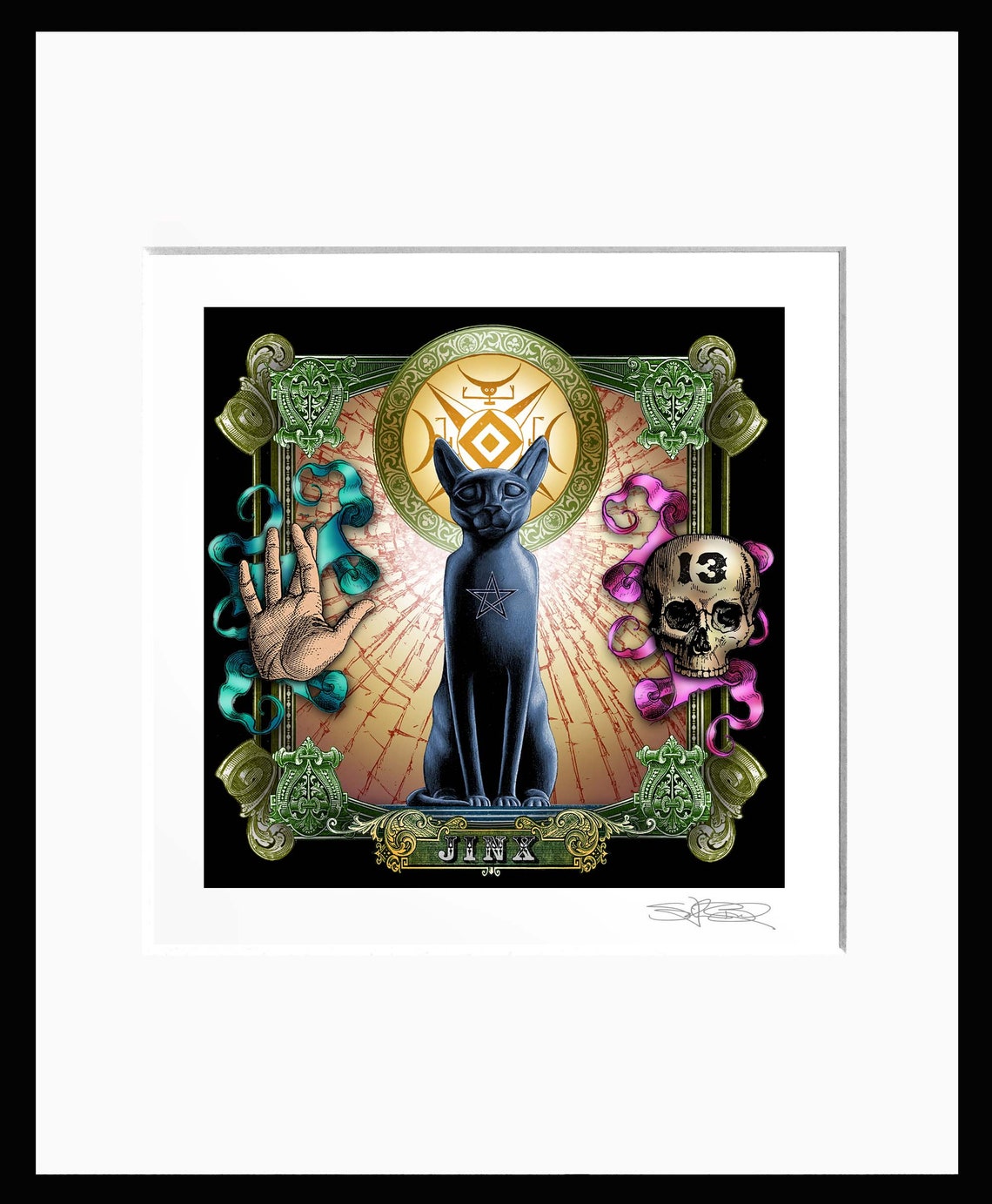 Fantasy Print jinx by Stephen Barnwell. Signed - Etsy