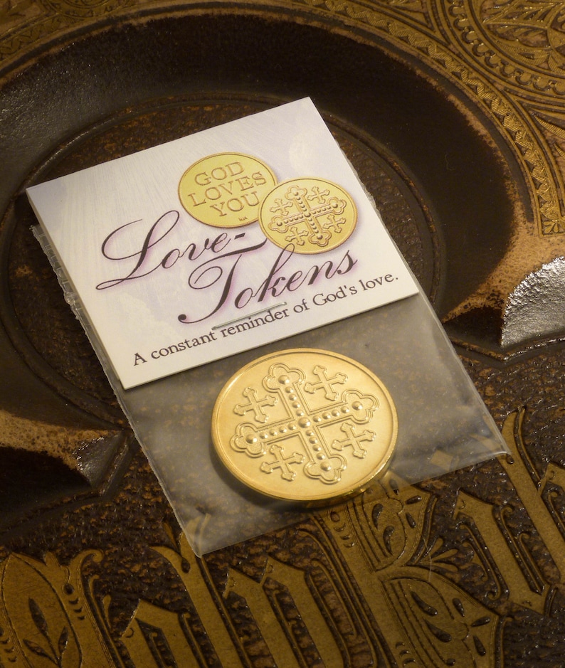 Religious Medals - Pocket Token - Jerusalem Cross - Christian Gifts - Etsy